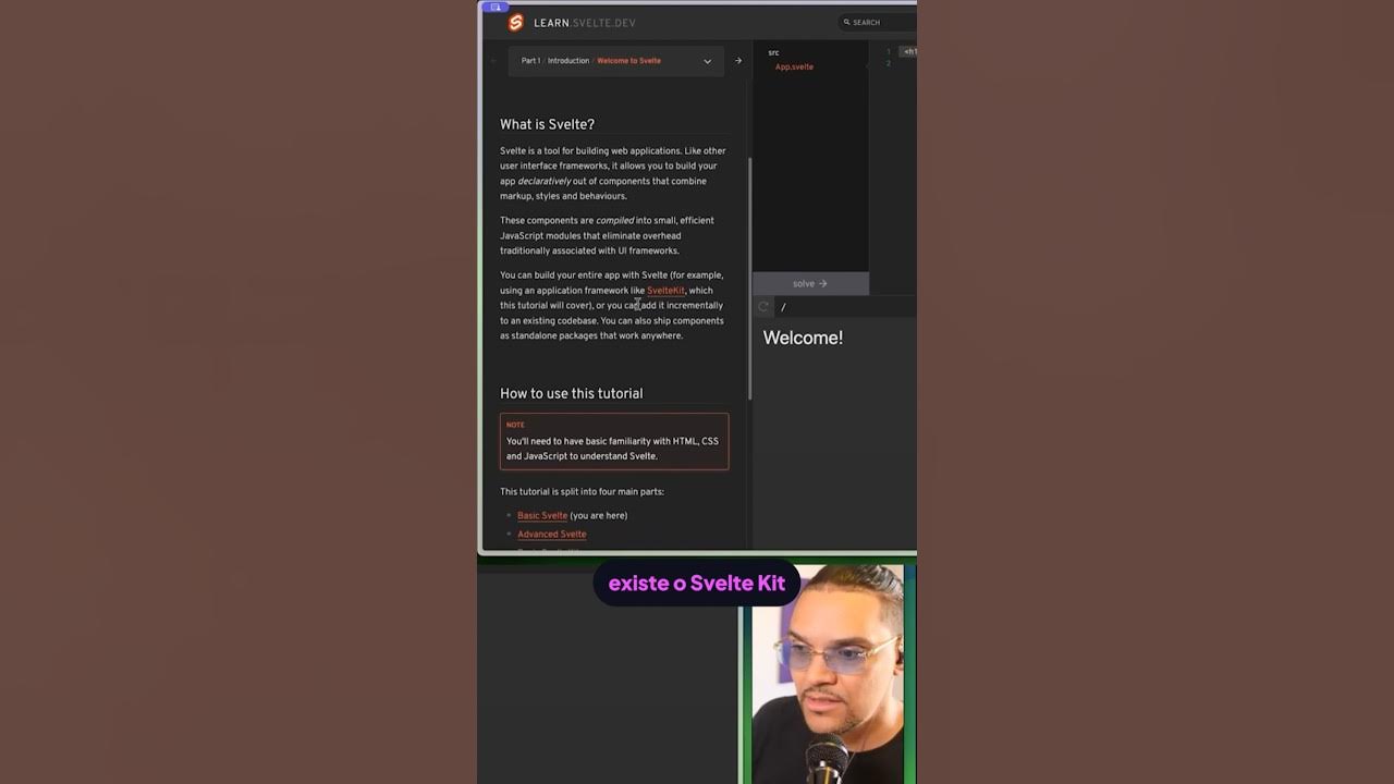 Conhece O Svelte Kit Svelte Javascript Desenvolvimentofrontend Coding Dev Youtube