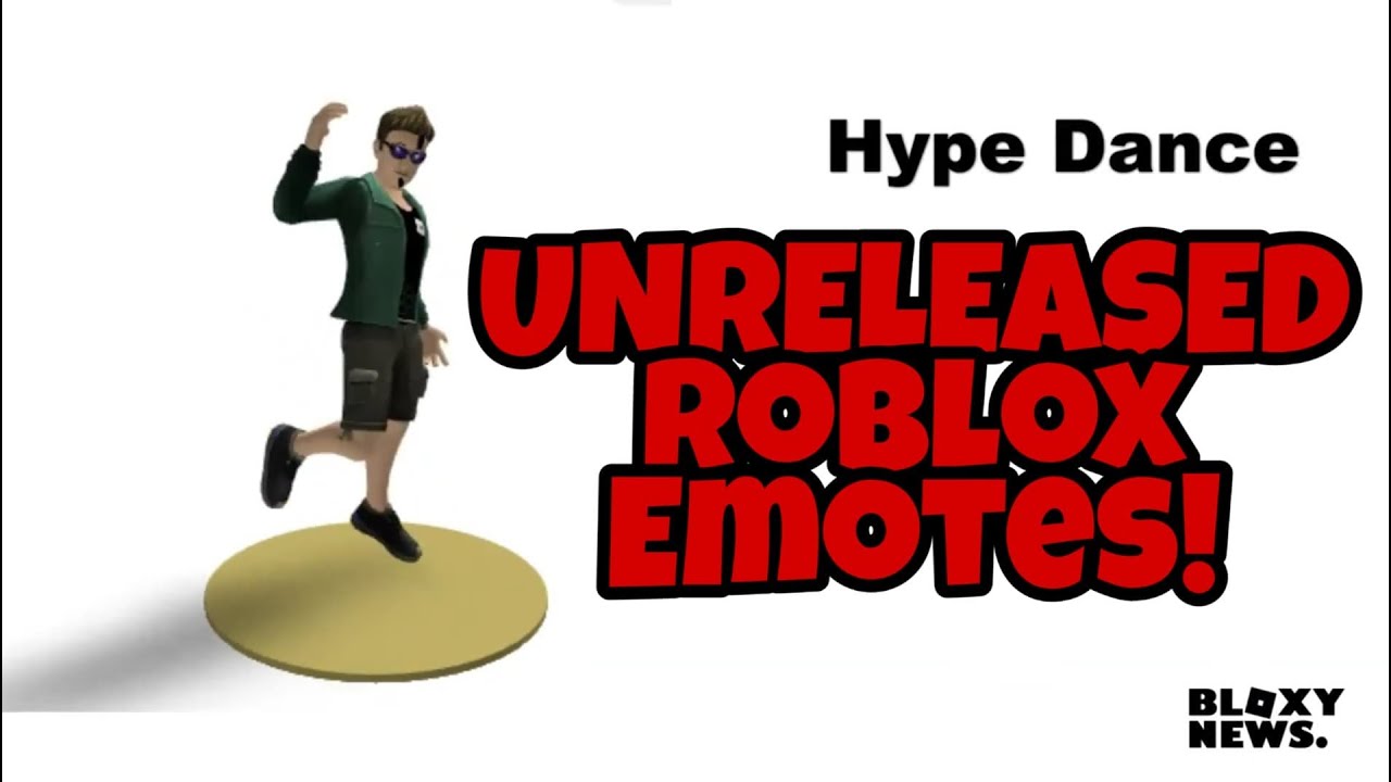 NEW UNRELEASED ROBLOX EMOTES HYPE DANCE FROM FORTNITE! - YouTube
