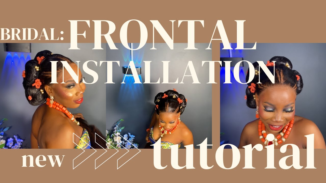 BRIDAL FRONTAL INSTALLATION: Easy Techniques - YouTube