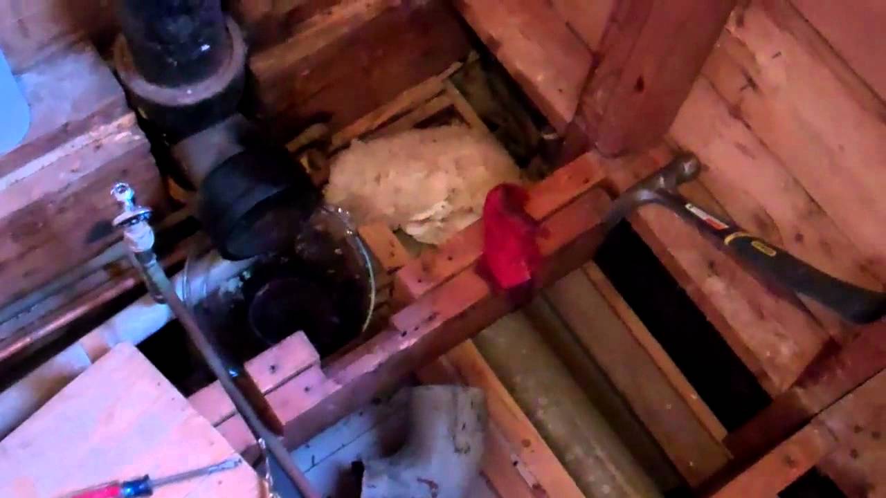 Bathroom Day 4 Soil Stack - YouTube