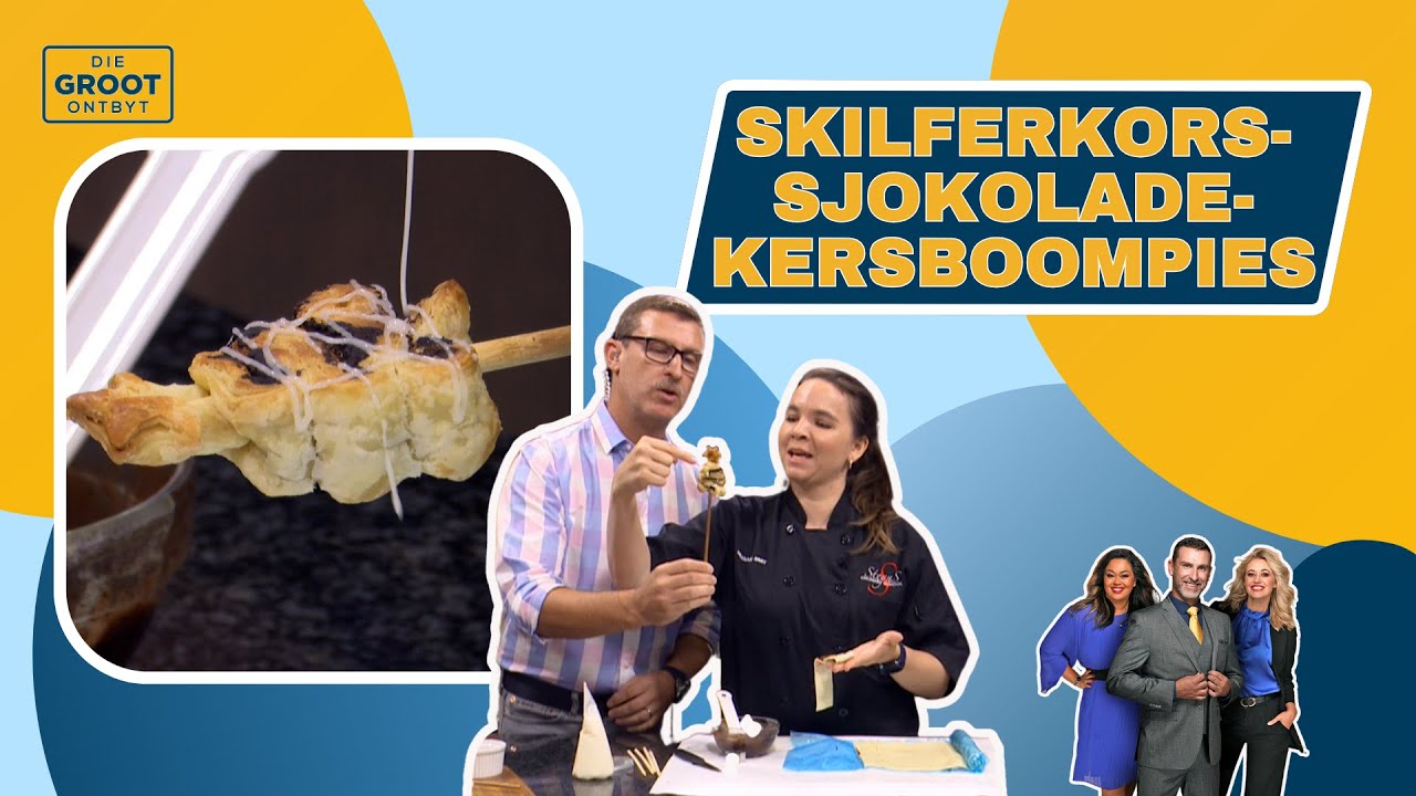 GROOT-Kombuis | Megan Smit maak skilferkors-sjokolade-kersboompies | 29 ...