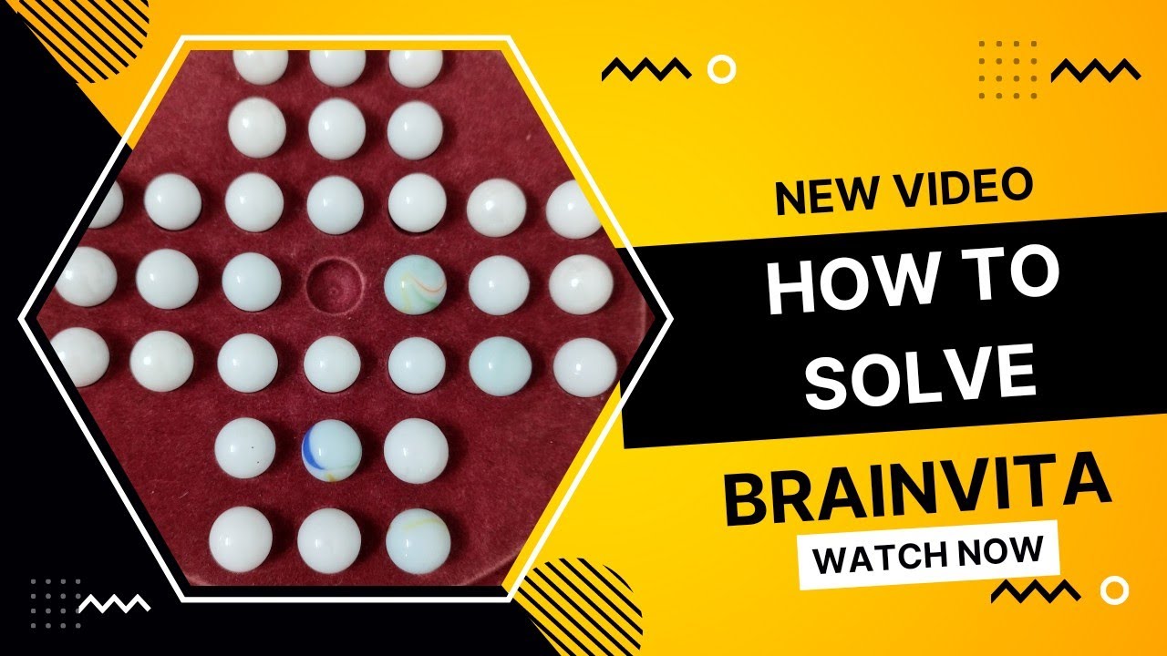How to Solve Brainvita | Brainvita Game - YouTube