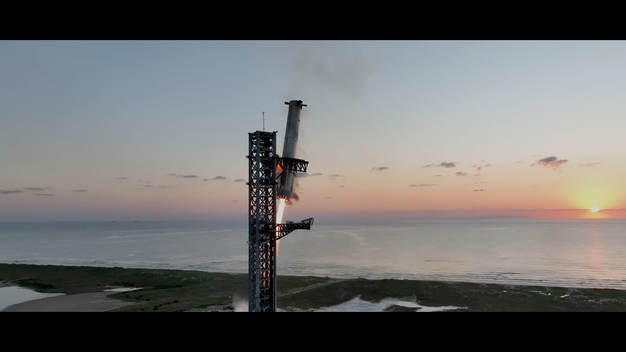 SpaceX creates Masterpiece | Fifth Starship test launch | Booster ...