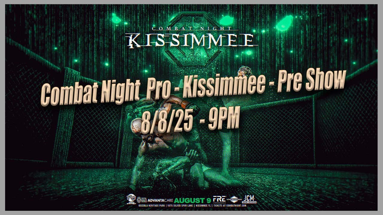 Combat Night Pro Kissimmee Pre Show - YouTube