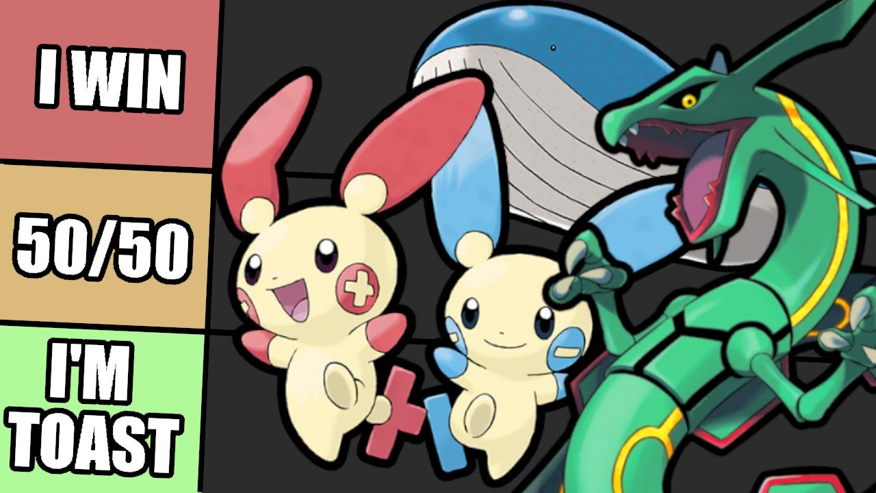 Ranking Gen 3 Pokémon I Can Beat In A Fight - YouTube