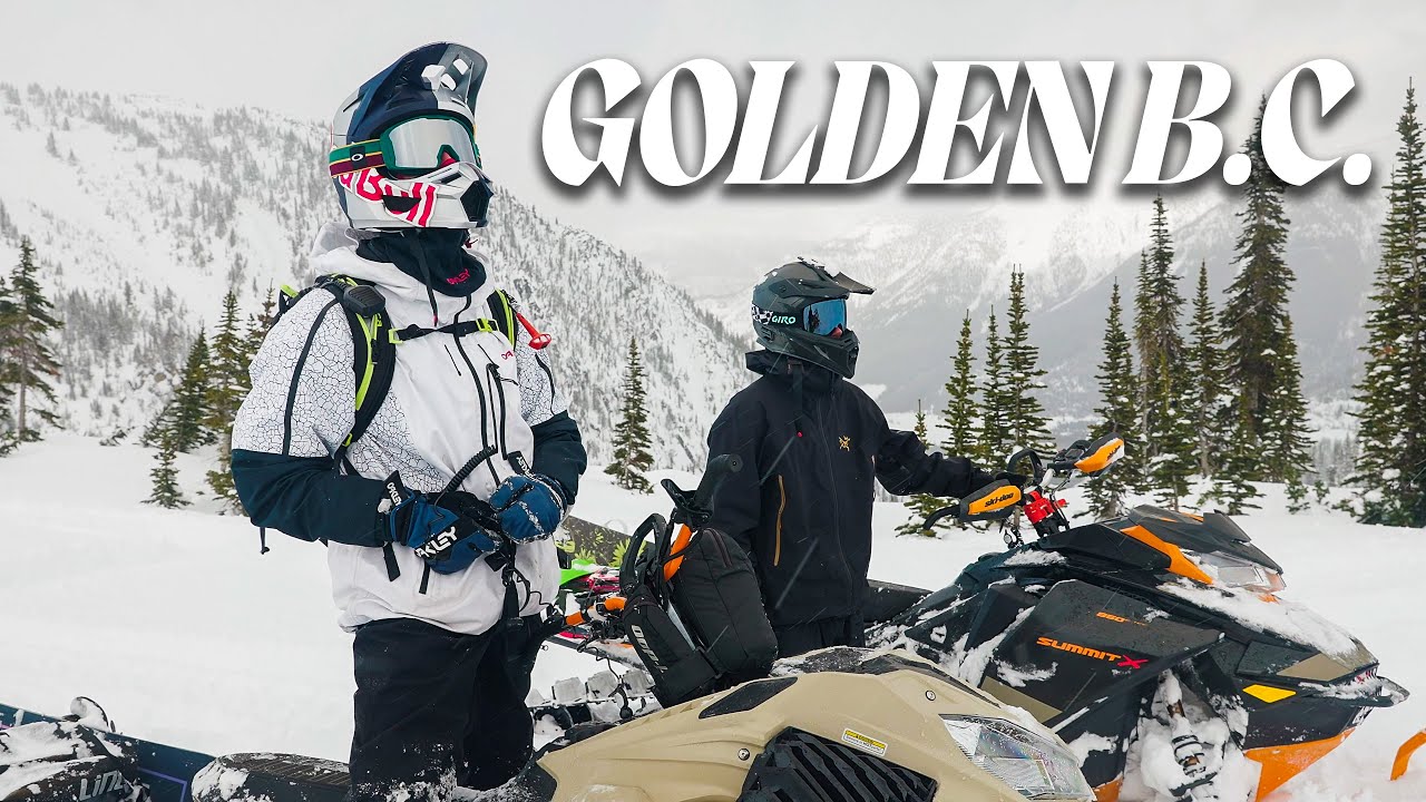 Riding Backcountry Pillows in Golden B.C. - YouTube