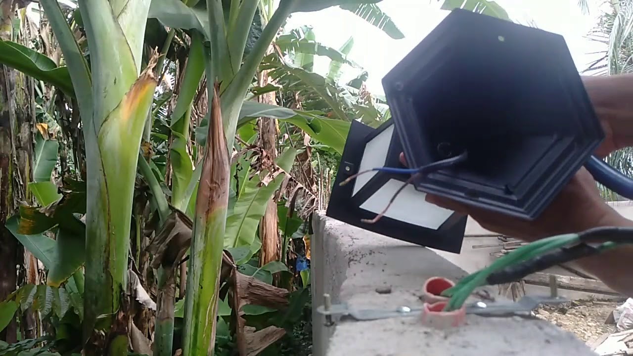 Installing post lamp easy step( DIY) - YouTube