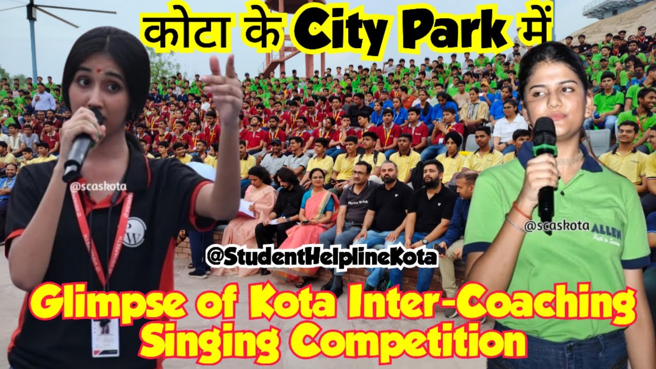 🔥Glimpse of Kota Inter-Coaching Singing Competition at CityPark Kota। # ...