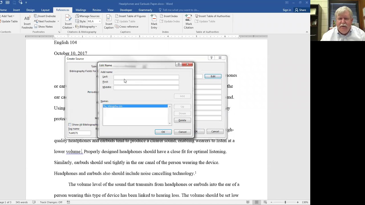 Creating a Source and Citation - YouTube