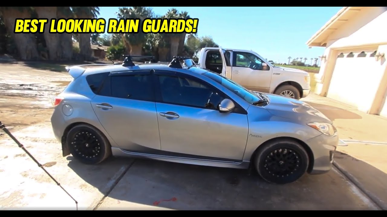 Mazdaspeed3 Rain Guard Install I Love Them