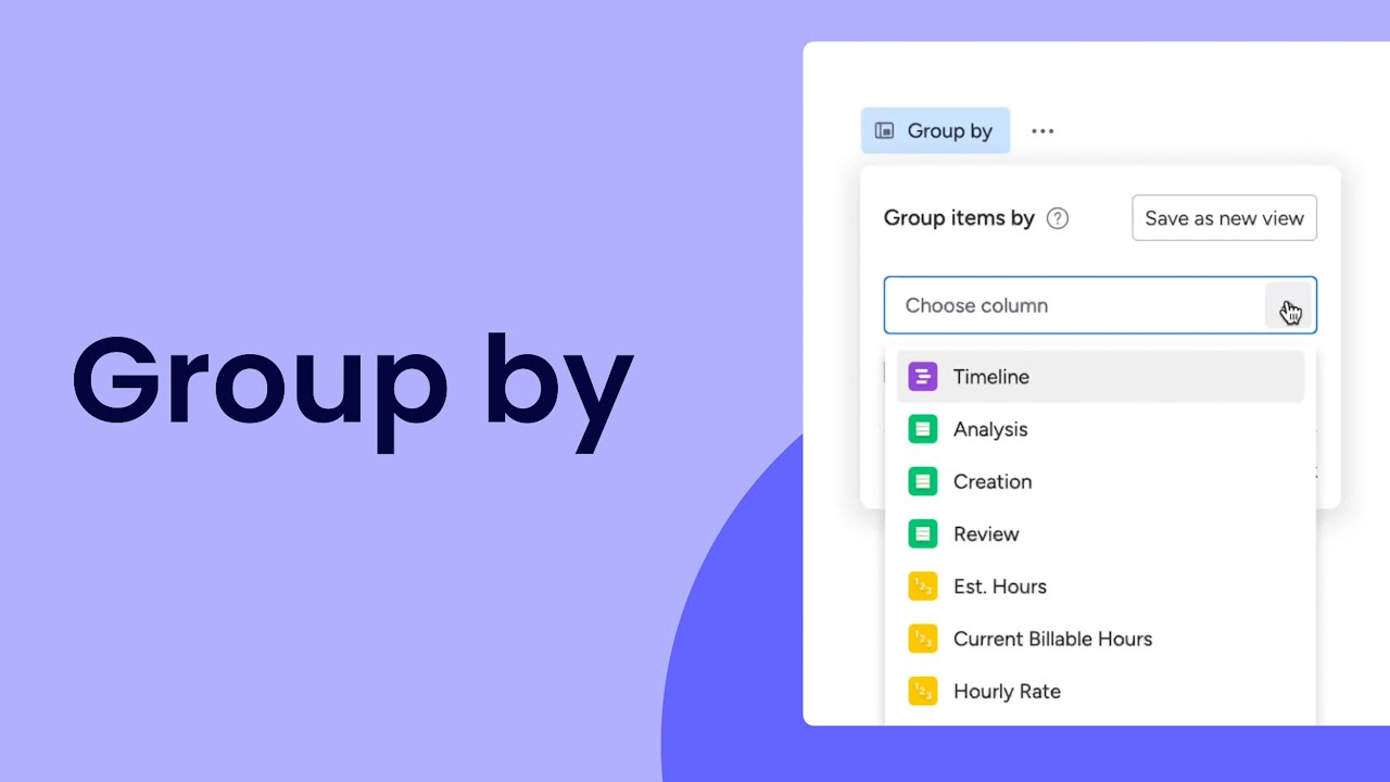 Group by | monday.com tutorials - YouTube