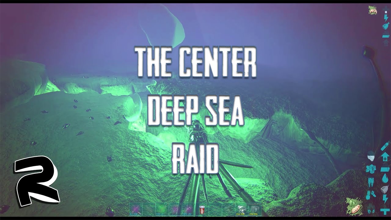 ARK: Raiding a Deep Sea Water Base on The Center [Official Small Tribes ...