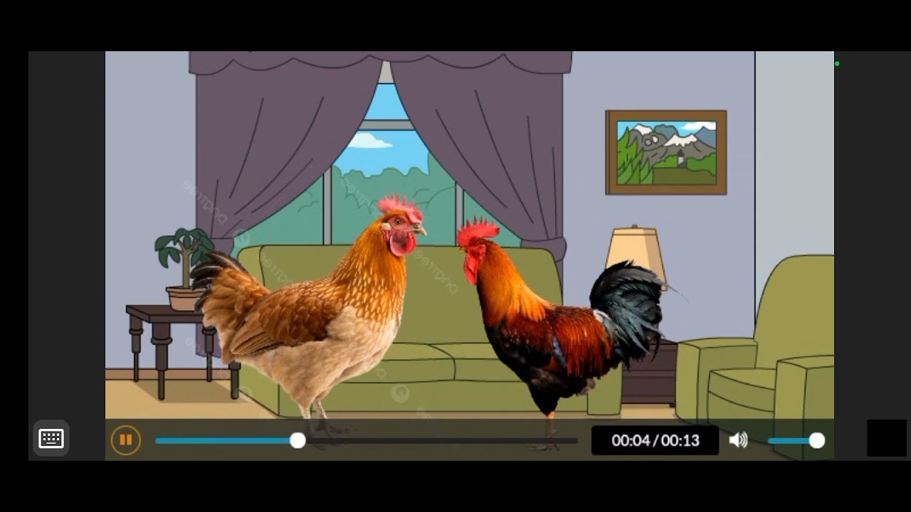 Evil chicken gets grounded for nothing - YouTube