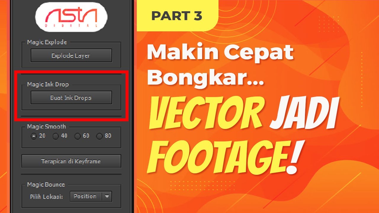 Demo Plugin Kelas Animasi Footage Shutterstock | Magic Ink Drop - YouTube