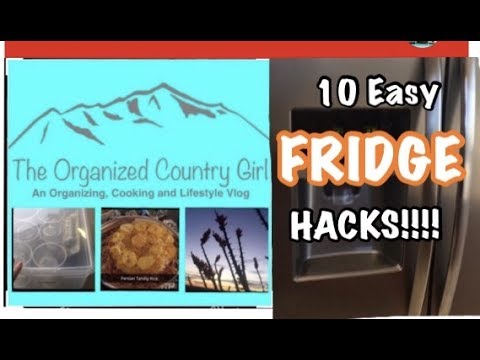 10 FRIDGE HACKS!!! - YouTube