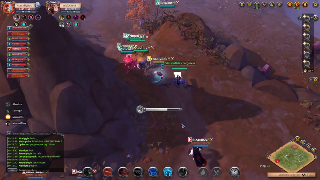 Albion Online Purified Mule Team First Blood - YouTube