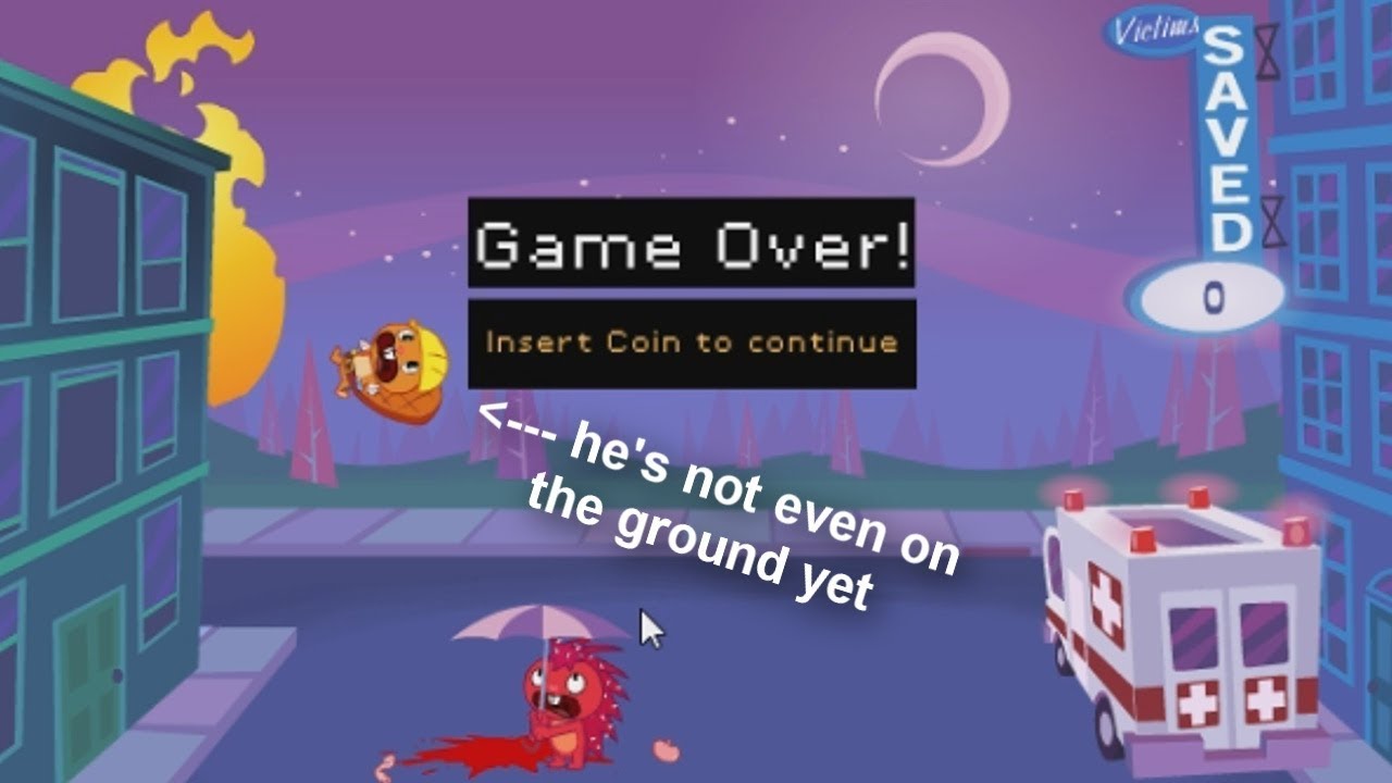 Breaking Happy Tree Friends - Fire Escape Game - YouTube