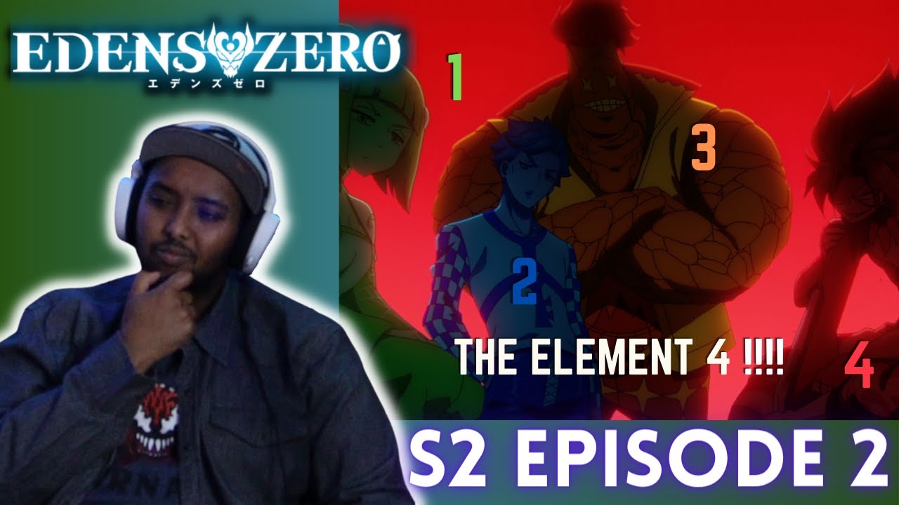 A Fearsome Encounter with the Element 4 | Edens Zero Season 2 Episode 2 ...