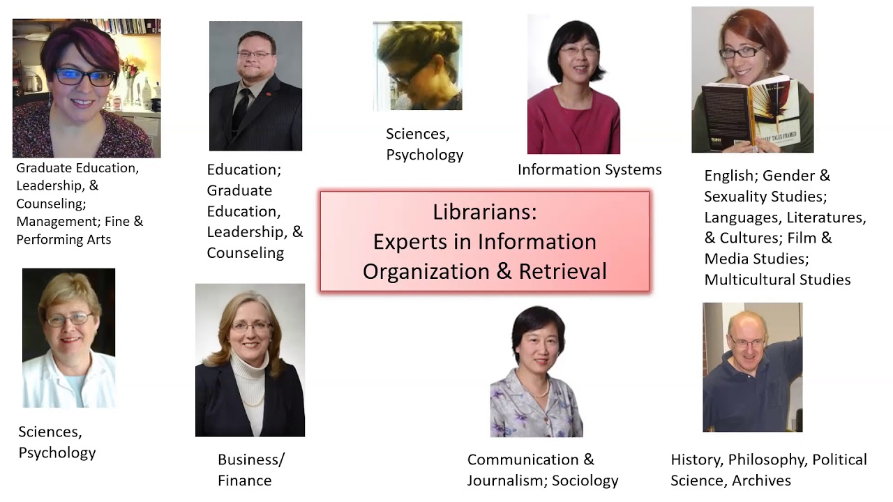 Librarians: Experts in Information Organization & Retrieval - YouTube