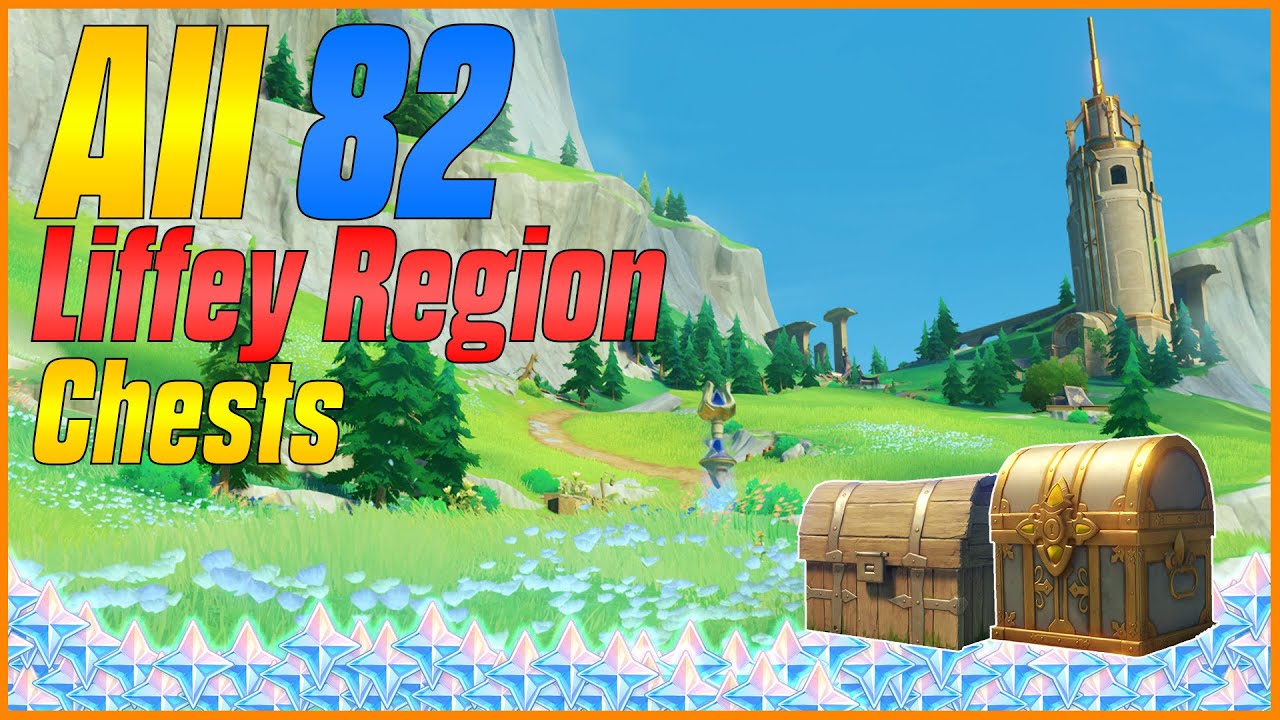Liffey Region 100% Exploration Chest Guide - Genshin Impact - YouTube