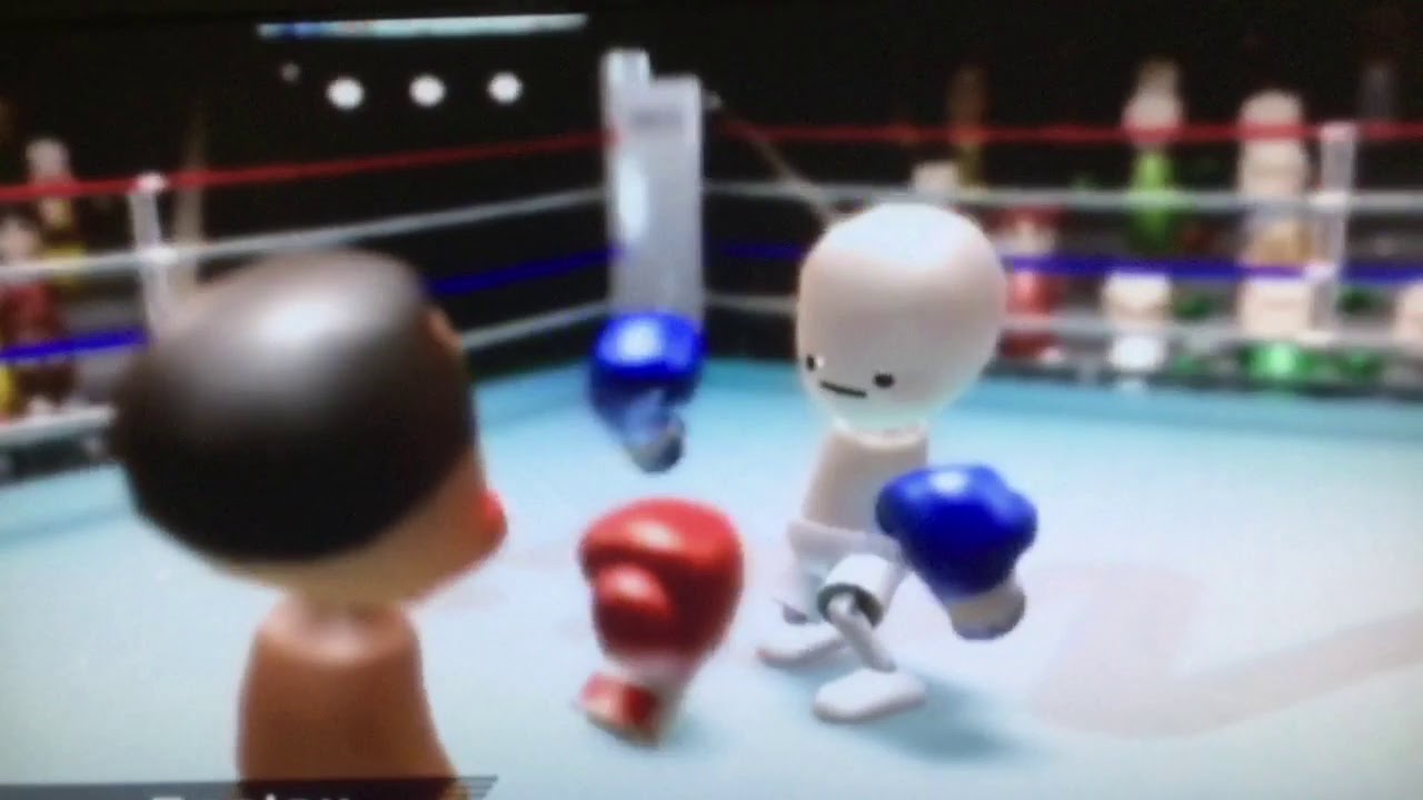 Wii sports boxing: destroying Andy - YouTube
