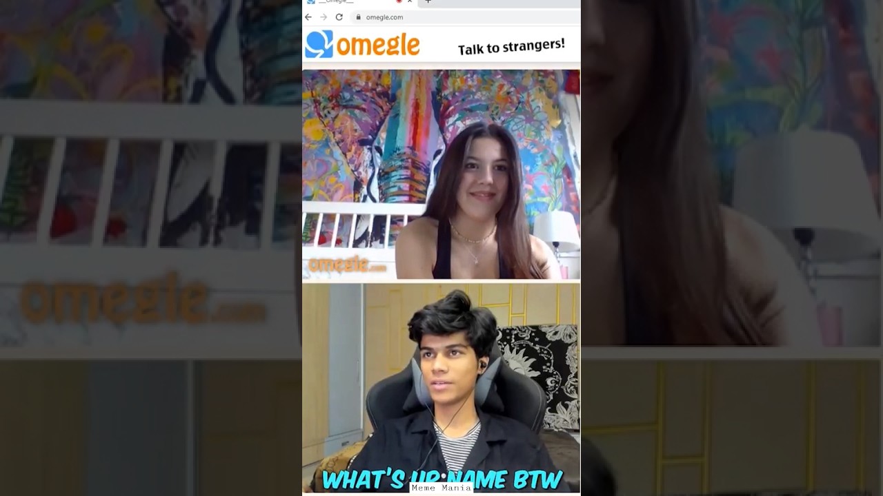 Cute girl will definitely happy 😁 on Omegle| Meme Mania| #memes #omegle ...