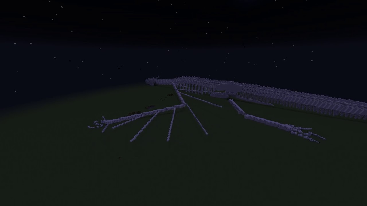 DRAGON SKELETON: New mega build every month! - YouTube