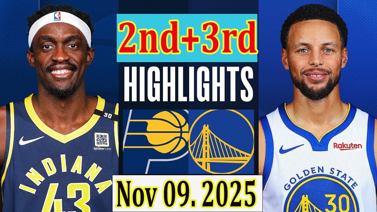 Golden State Warriors vs Indiana Pacers 2nd+3rd Qtr Nov 09.2025 ...