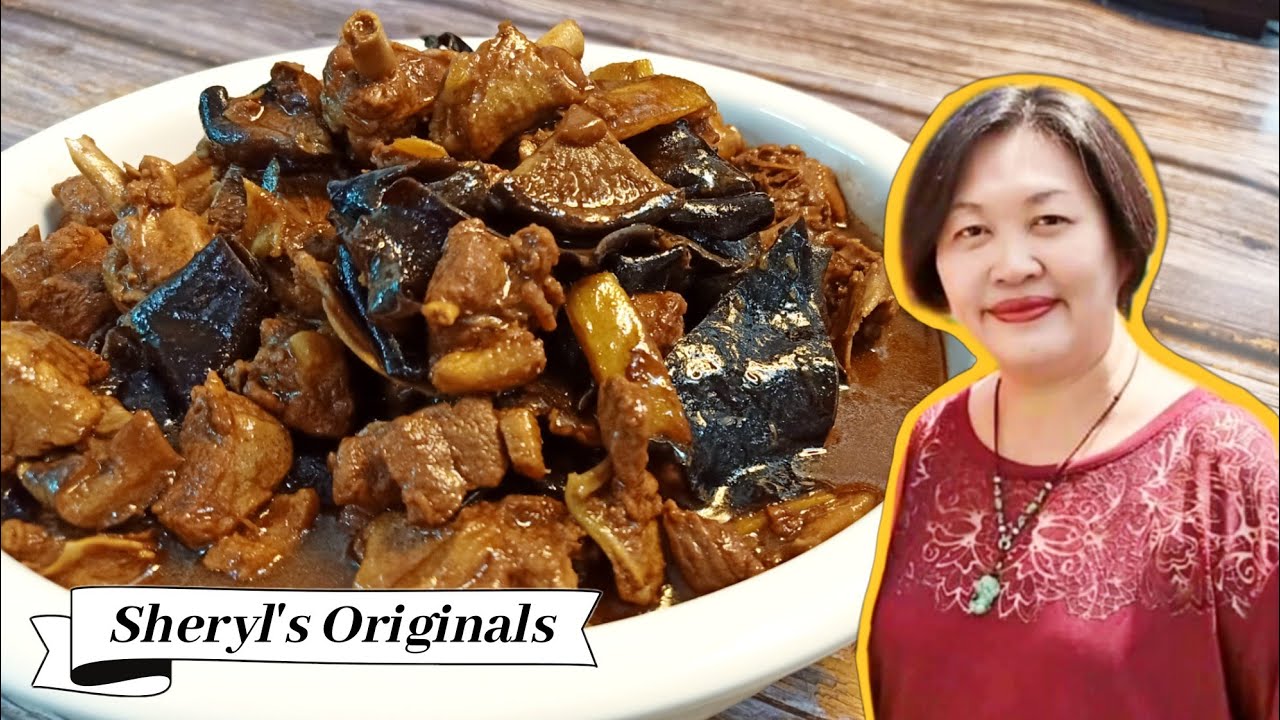Duck Recipe Chinese Style | Braised with Black Fungus & Mushrooms | 鸭炒菇 ...