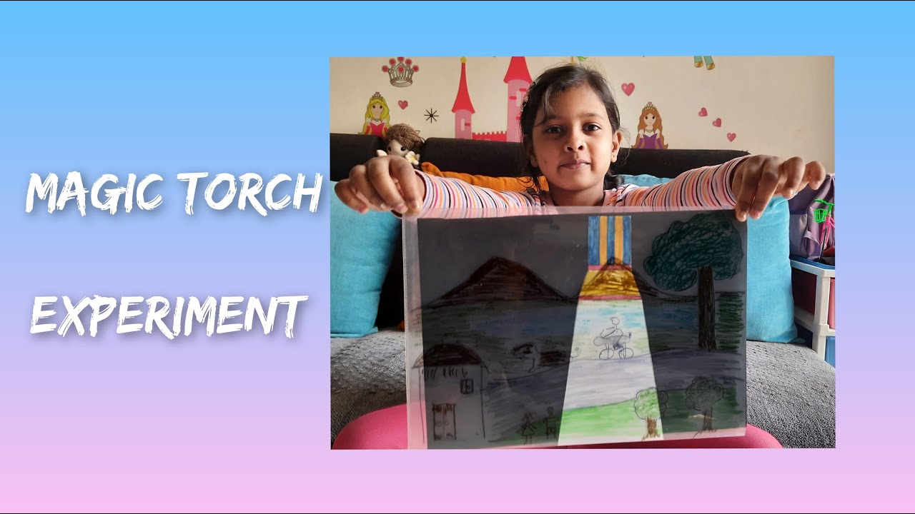 Magic torch illusion experiment #science #experiment #fun #kids #craft ...