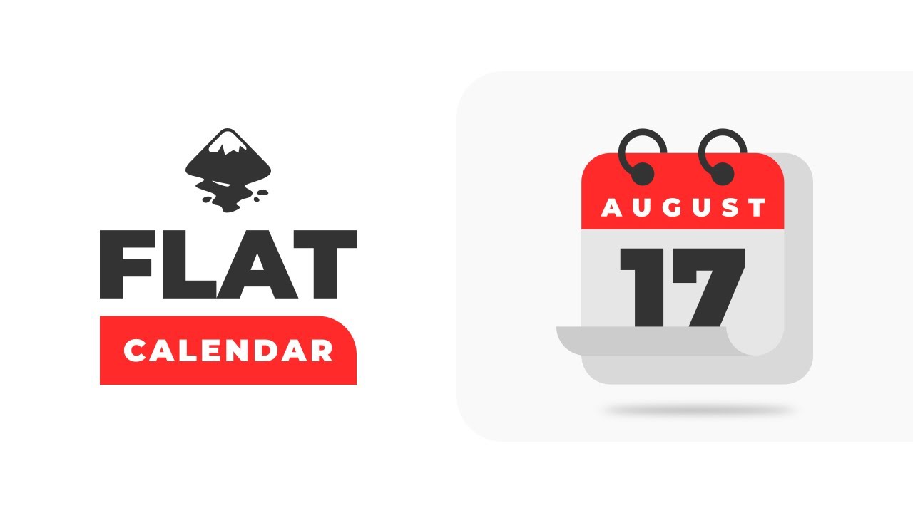 Easy Vector Calendar Using Inkscape - YouTube