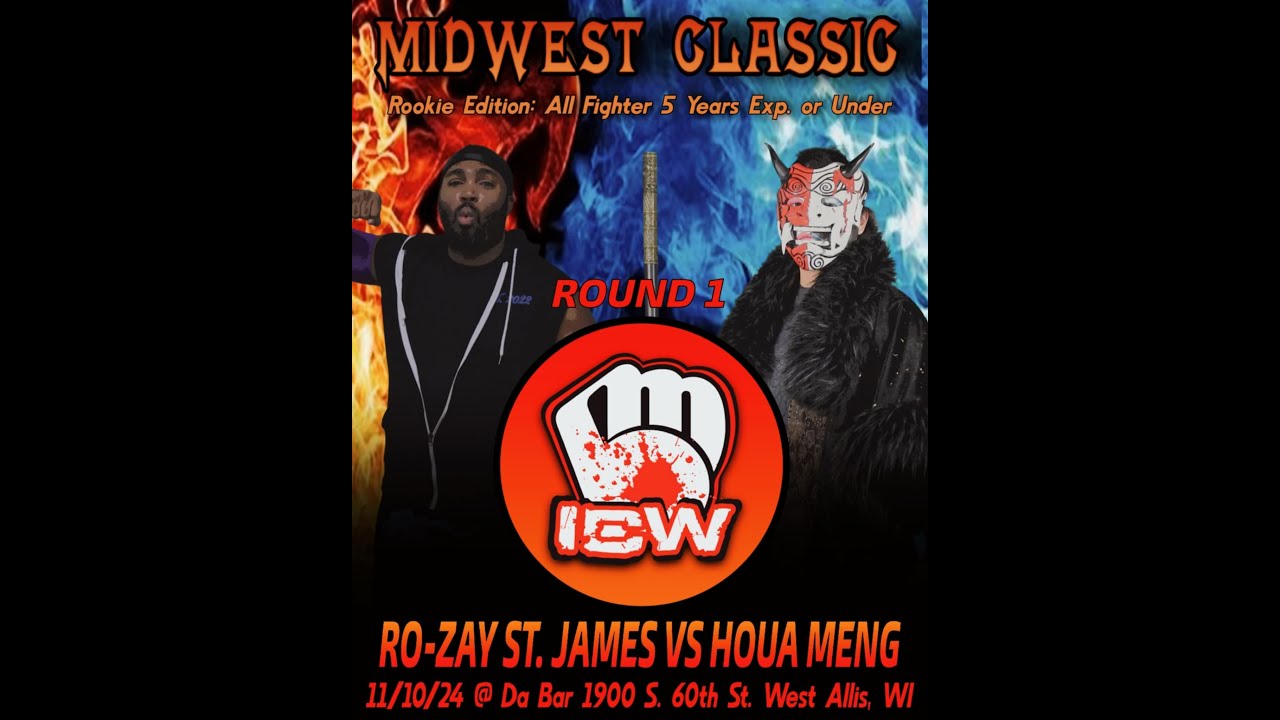 ICW Midwest Classic - Ro-Zay St. James VS Houa Meng Round 1 - YouTube