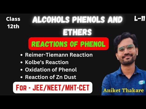 Reimer tiemann reactions| Kolbes reactions | oxidation of phenol ...