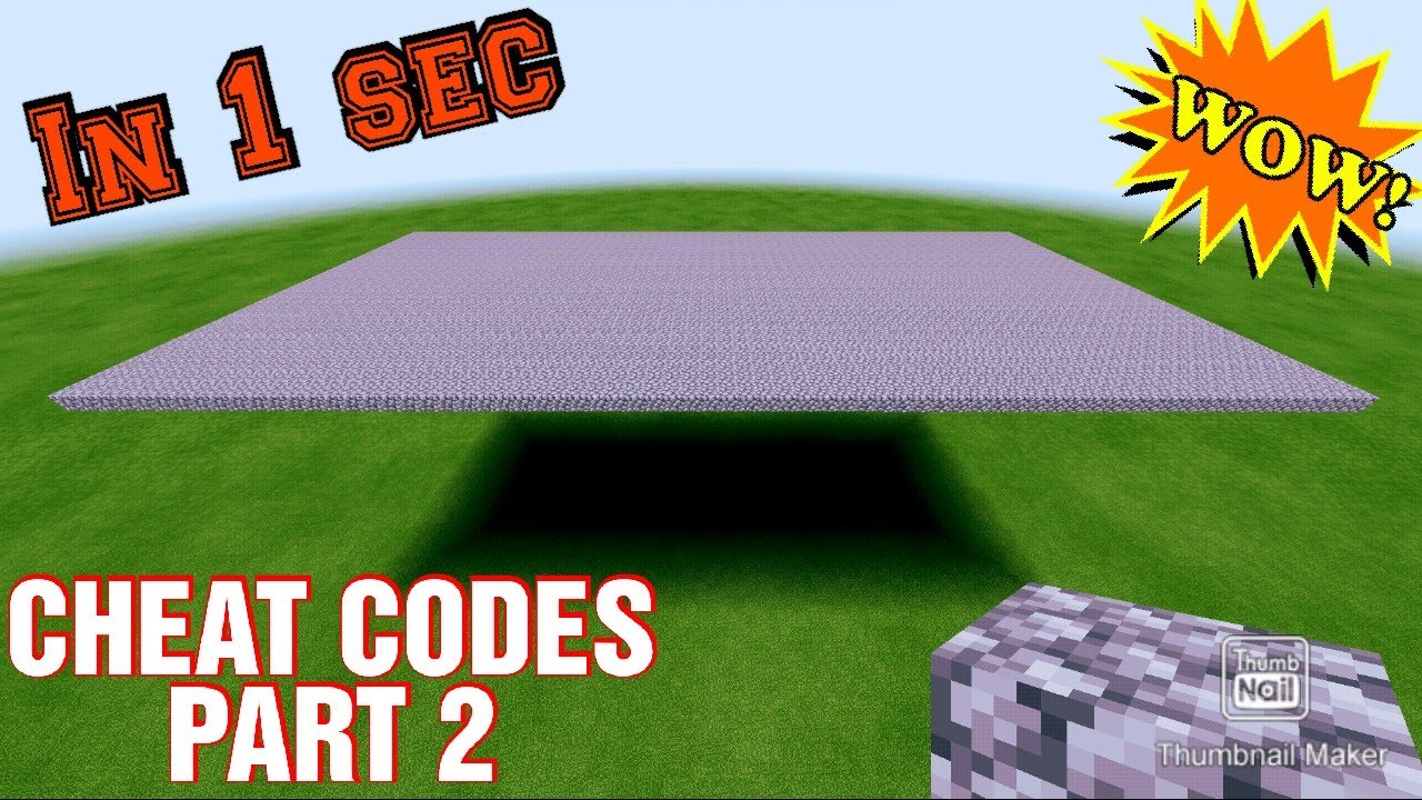 Minecraft Cheat Codes #2 [INSTANT WALL COMMAND] | MINECRAFT | SGR ...