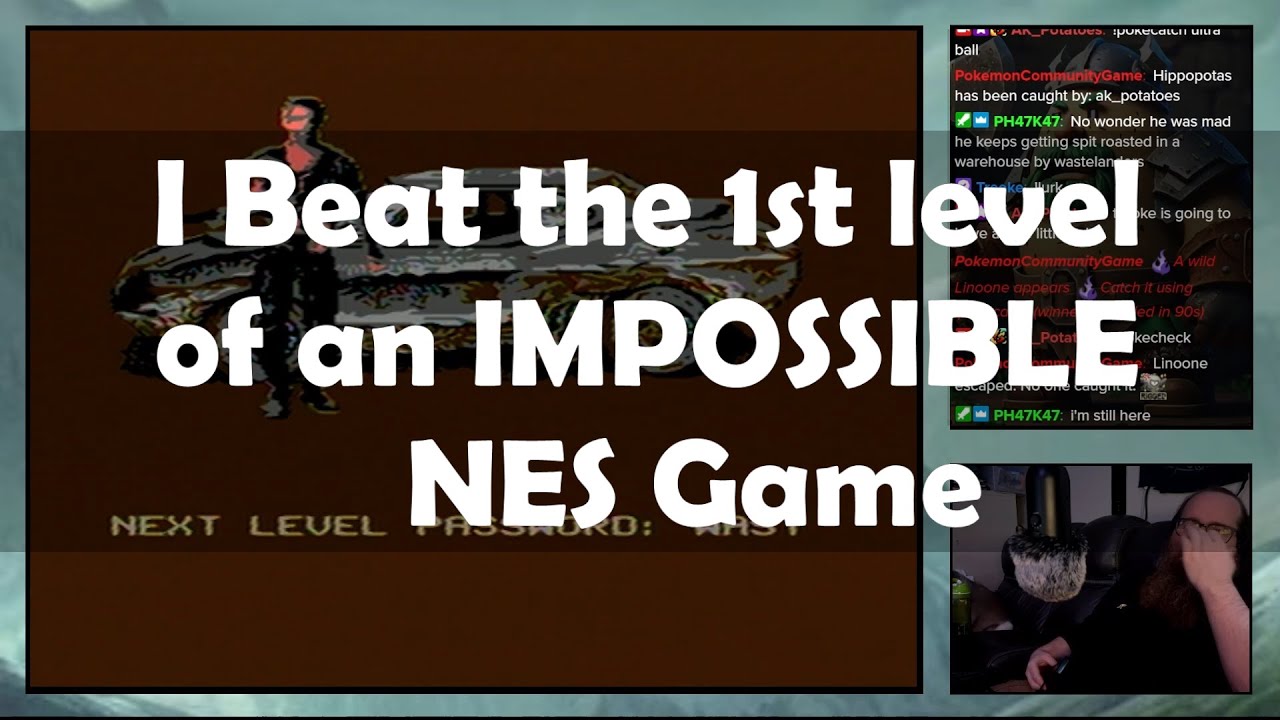 I Beat the 1st Level of an IMPOSSIBLE NES Game - YouTube