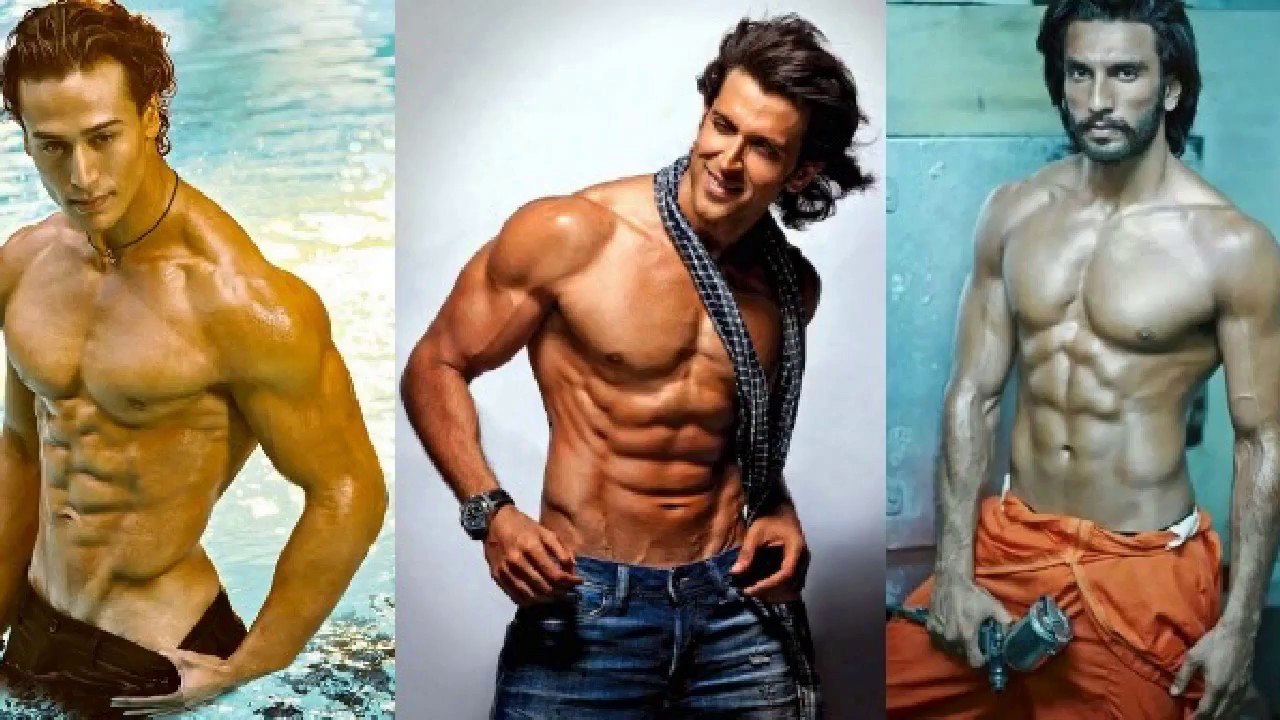 MOST SHREDDED SIX PACKS ABS IN BOLLYWOOD - YouTube