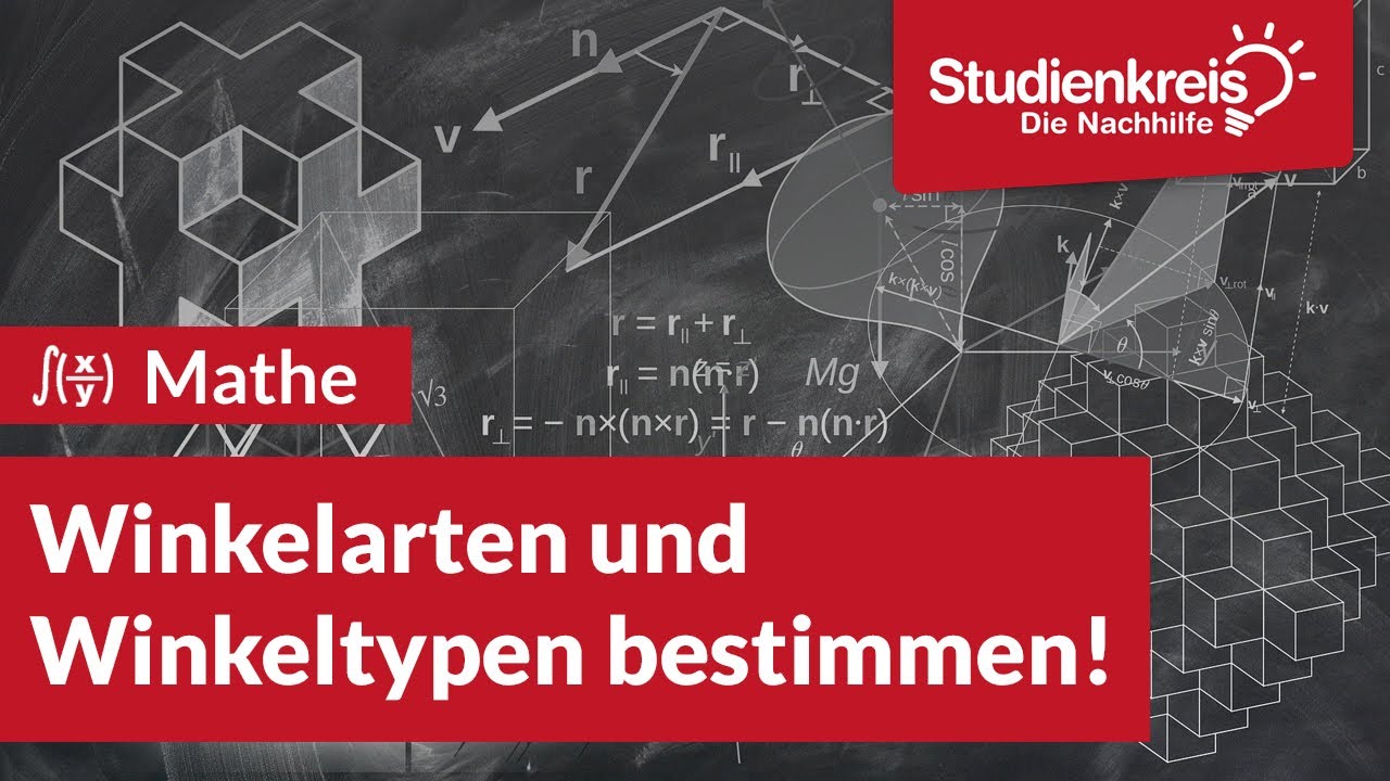 Winkelarten und Winkeltypen bestimmen! | Mathe verstehen mit dem ...