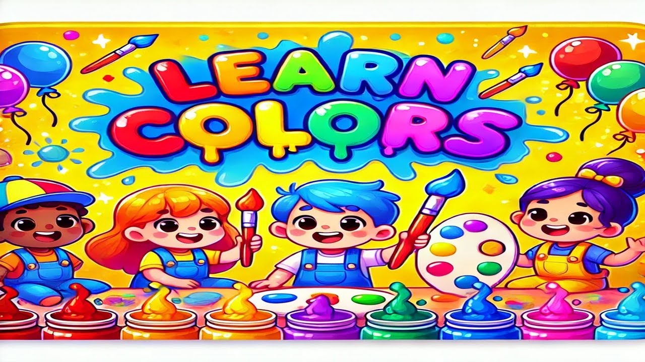 🎨 Learn Colors with Fun Rhymes for Kids 🌈 | Educational Song for ...
