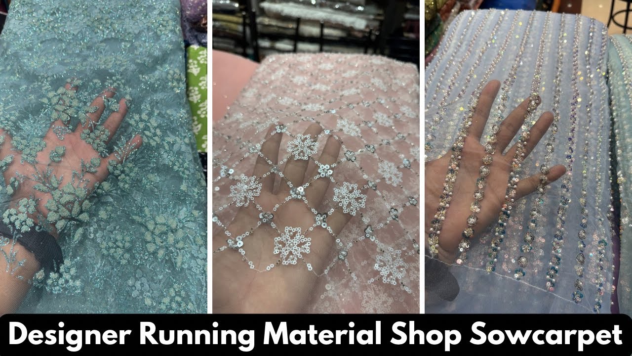 New Designer fancy Running Material 😍 Sowcarpet Running Material Shop ...
