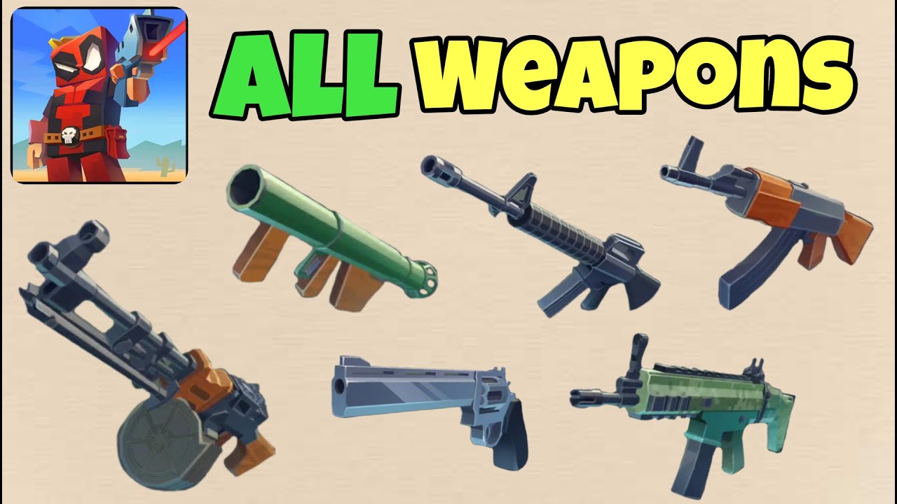 Pixel Combat: Zombie Strike - All Weapons Full Unlocked - Gameplay ...