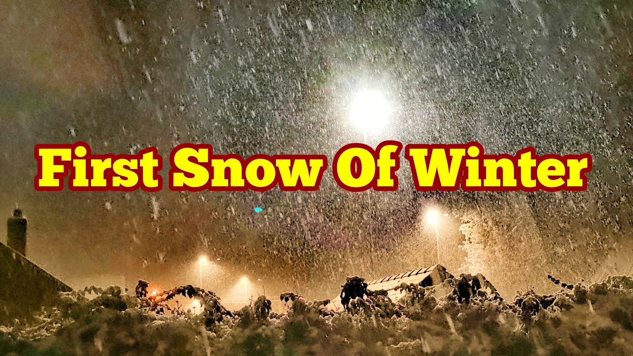 First Snow Of Late Autumn ( Meteorological Winter), UK - YouTube