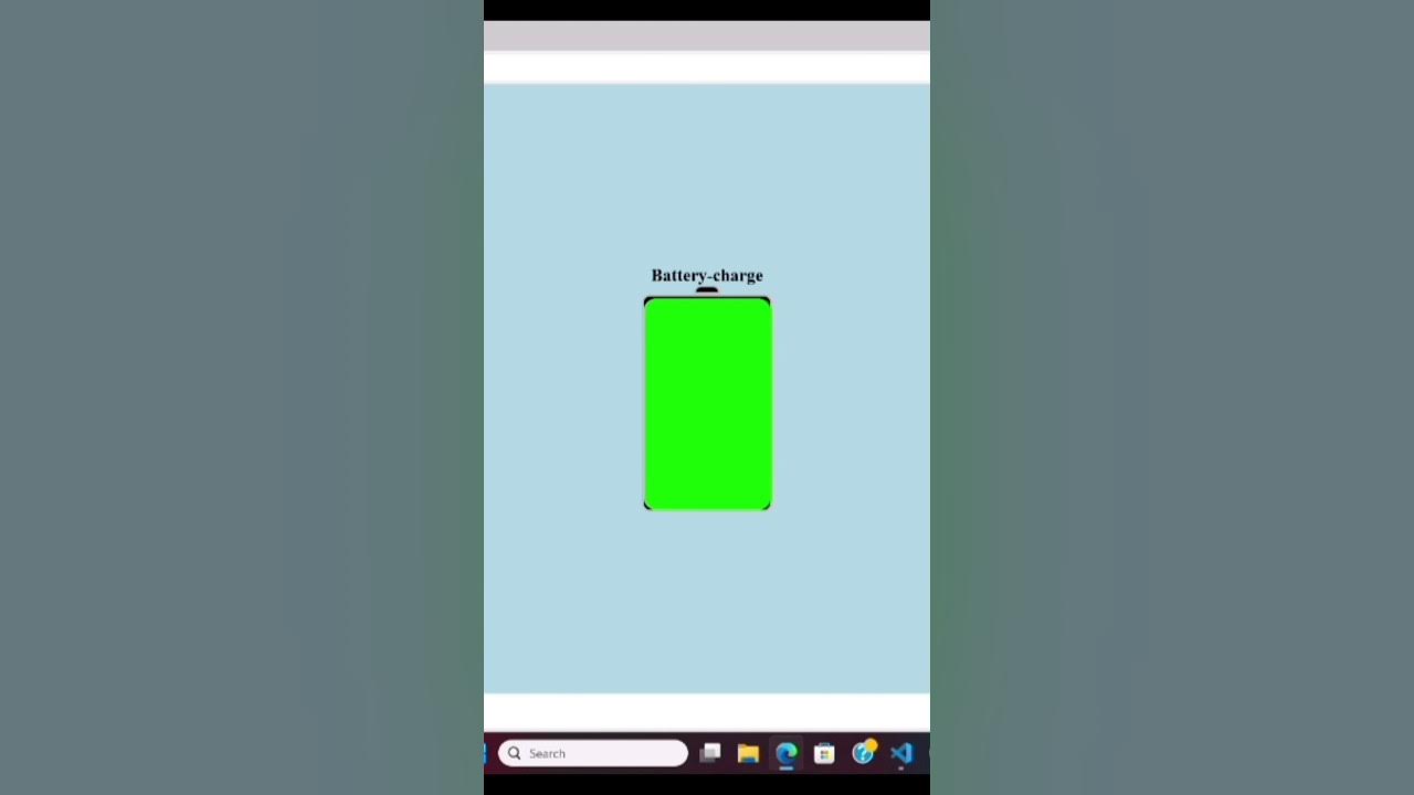 Battery 🔋 Charge Webdesign Tranding Css Htmlcss Viralvideo Viralshorts Youtube