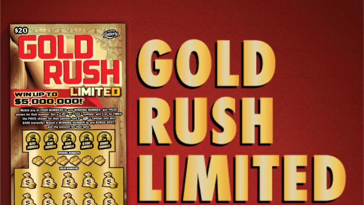 Florida Lottery | $20 Gold Rush Limited | Scratch-Off III - YouTube