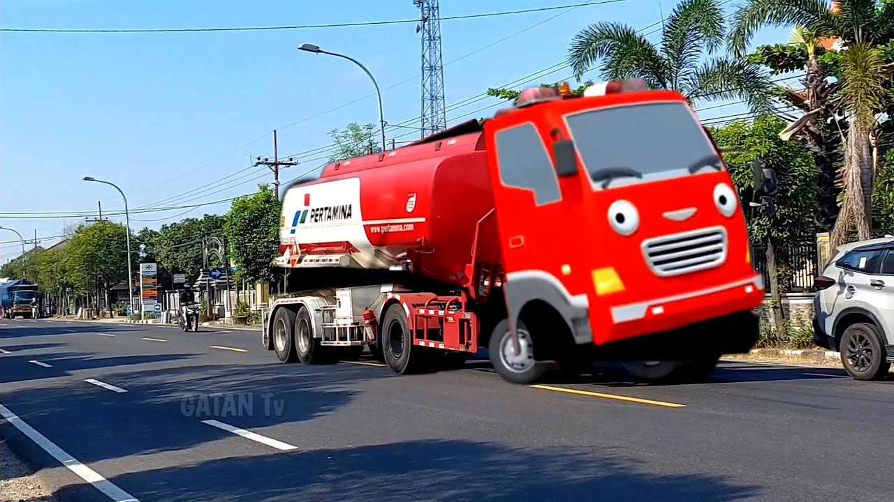 TRUK TANGKI PERTAMINA JOGET, TRUK OLENG JADI TAYO - YouTube