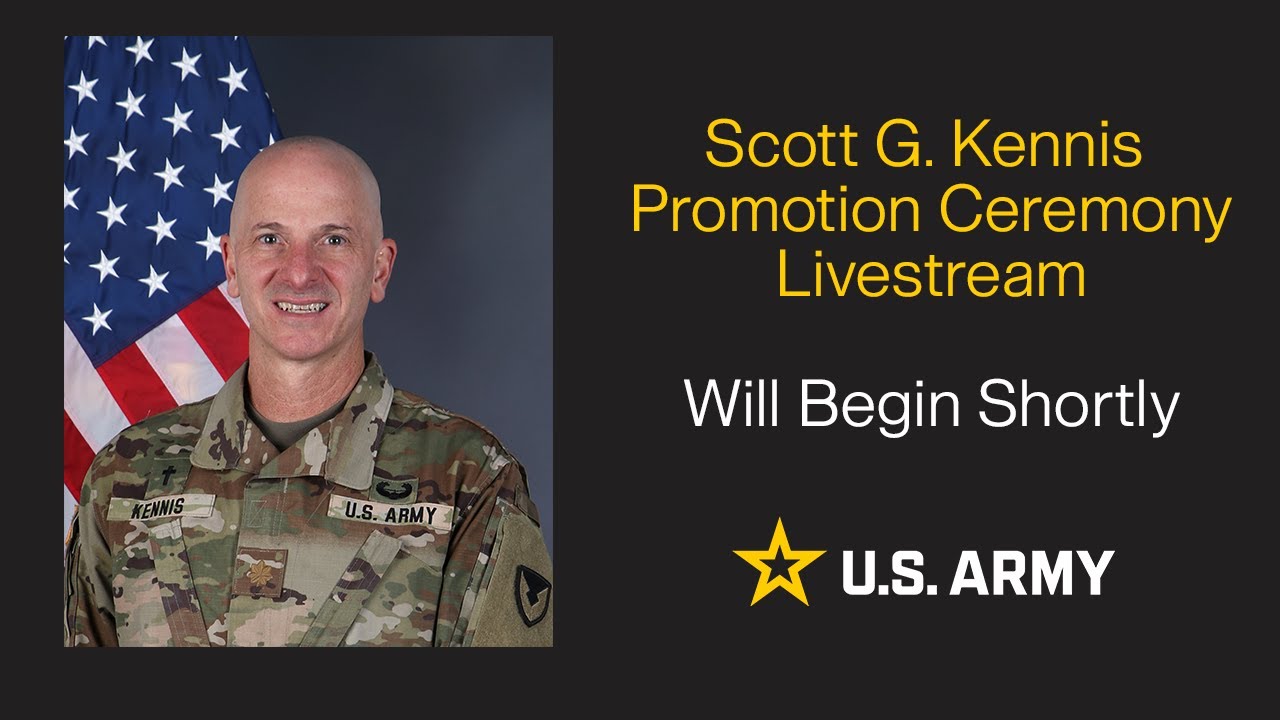 Promotion Ceremony of Chaplain Scott Kennis to Lieutenant Colonel - YouTube