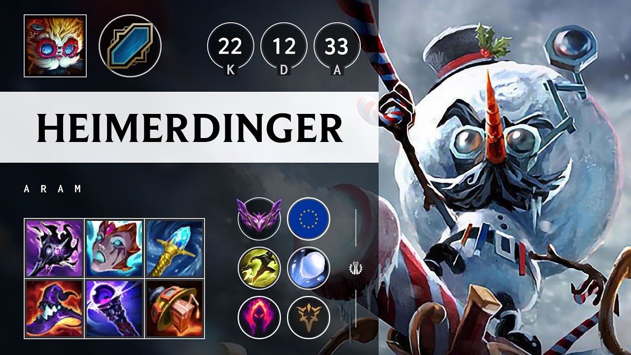 Heimerdinger ARAM - EUW Master Patch 25.20 - YouTube