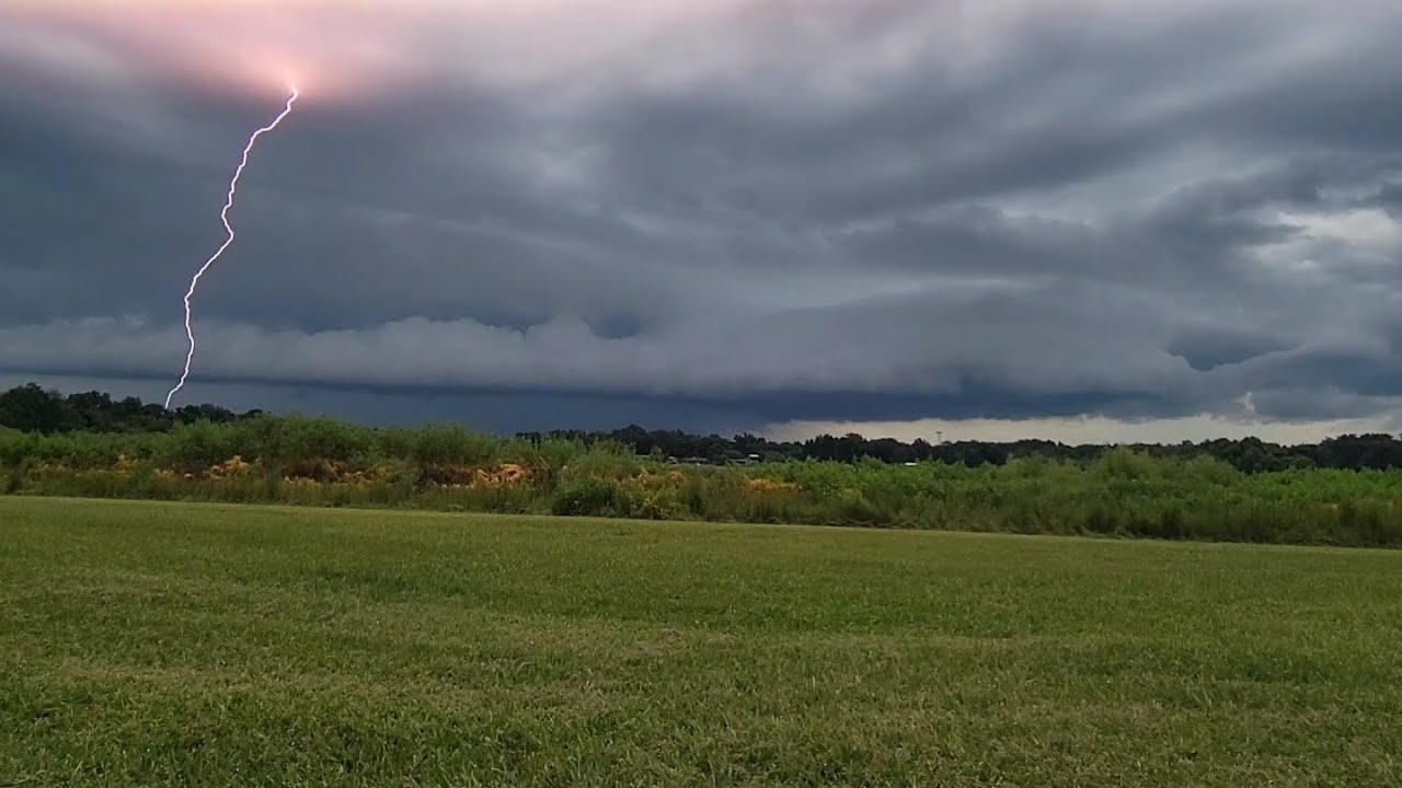 2022 Thunderstorm timelapse compilation. Shelf clouds, updrafts, rain, lightning, mammatus ...