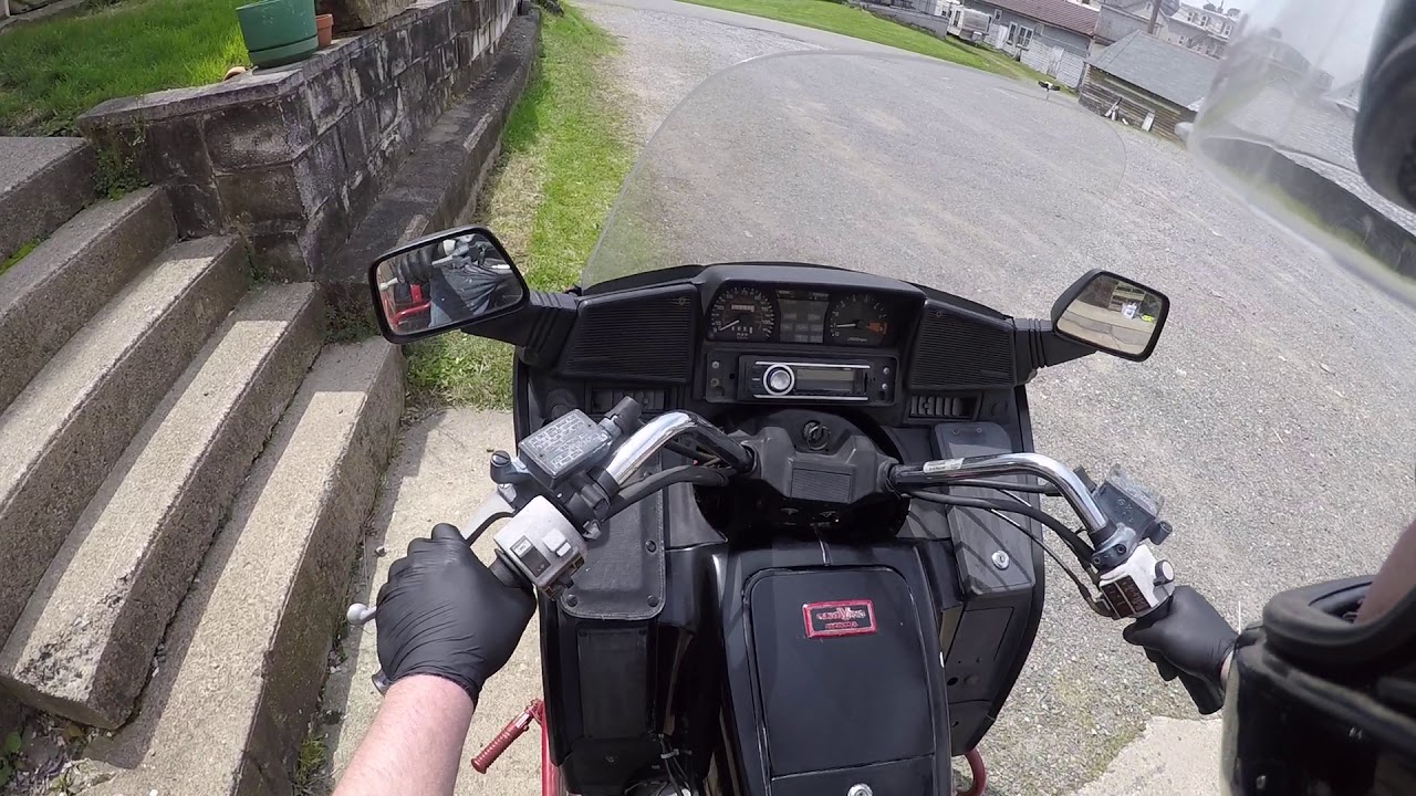 86 GL1200 Interstate Startup and Test Ride - YouTube