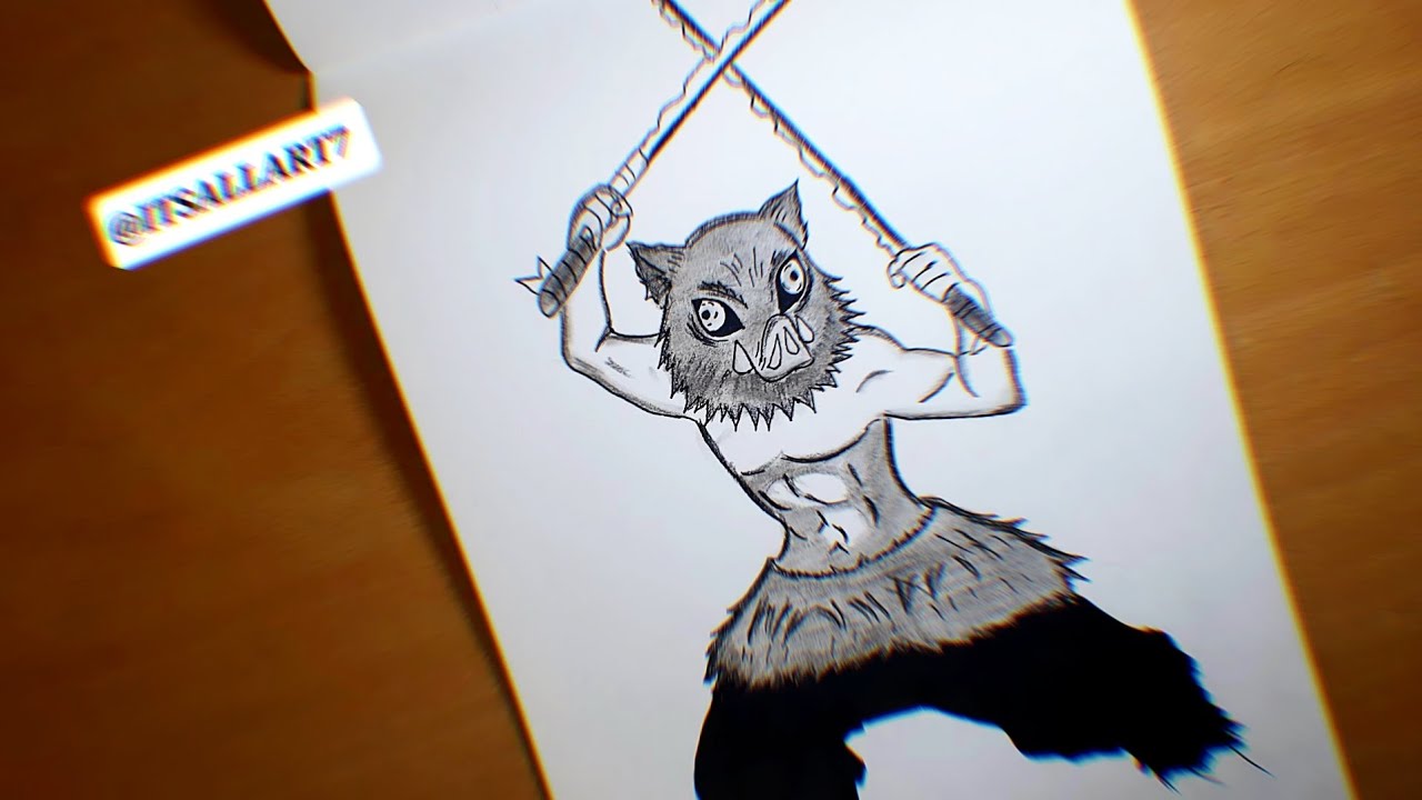 Drawing - inosuke full body// speed drawing - inosuke full body/how to ...