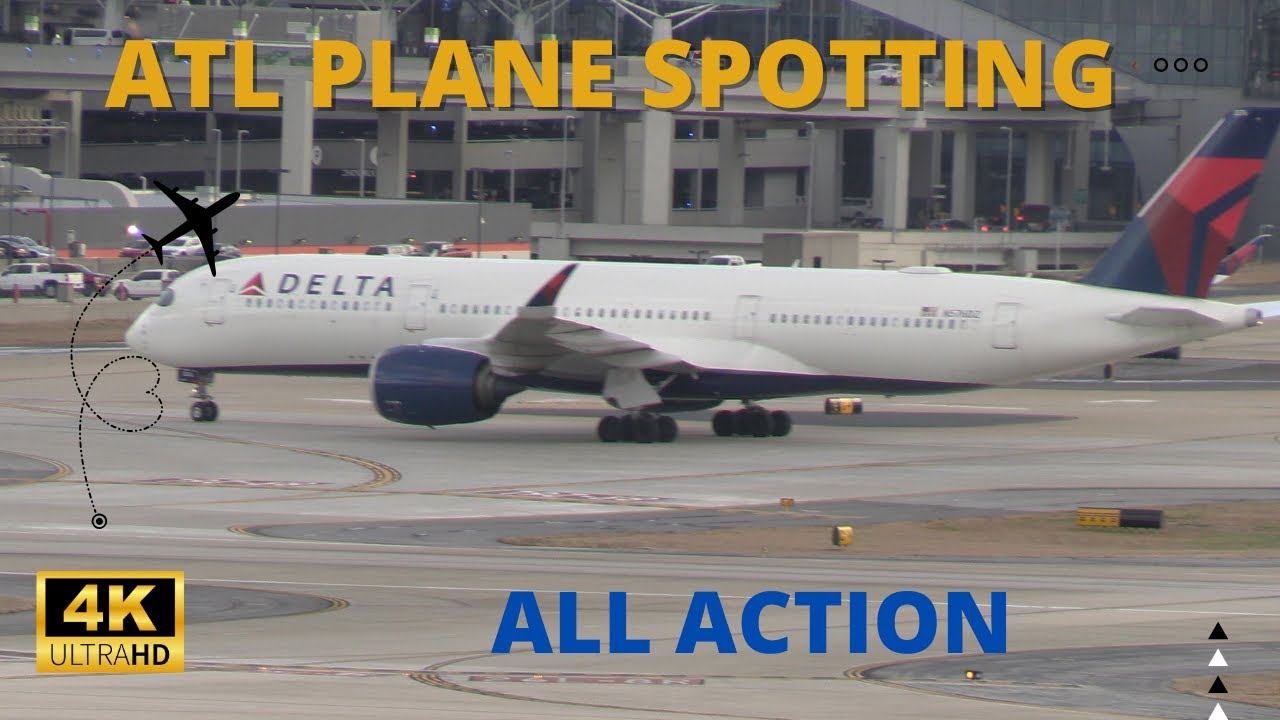 LOVE PLANES? WATCH HERE! Plane Spotting at Atlanta International (ATL ...